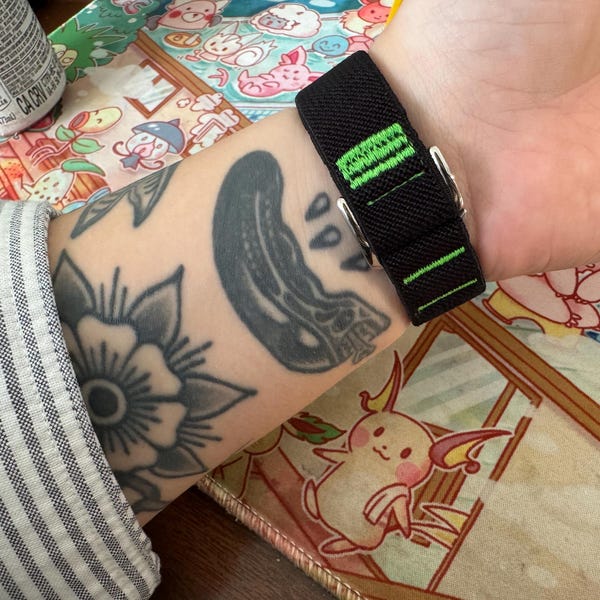 NYLON LOOP BAND Compatible With Garmin Instinct Forerunner Venu Fenix ...