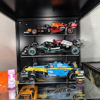 1:18 Scale Model, 3 Tier, Angled Desktop Display Stand Suits Formula 1 ...