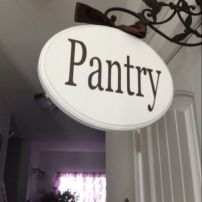 Pantry Sign, Hanging Wood Sign, French Country Decor, Kitchen Sign ...