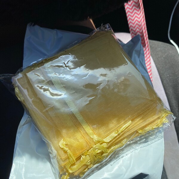Small 3x4 Organza Bags With Drawstring Closure (30), Jewelry Pouches ...
