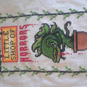 Little Shop of Horrors - Cross Stitch Pattern - Horror, Movie, Macabre ...