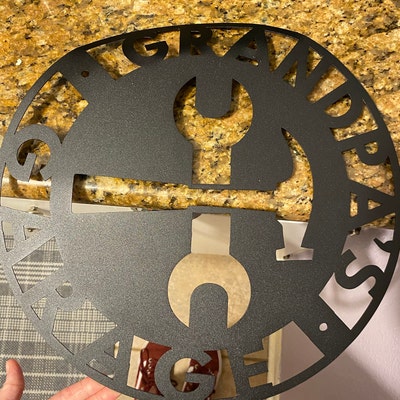 Personalized Fathers Day Sign for Dad Papas Work Shop Metal - Etsy