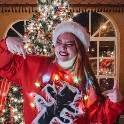 Ugly Christmas Sweater Couple Sweater Vomiting Reindeer With - Etsy