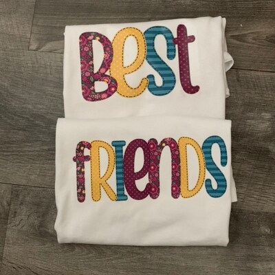 Watercolor PNG Matilda Jane Inspired 4 Pattern Faux Applique - Etsy