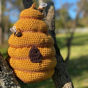 Beehive Crochet Pattern, Beehive Amigurumi, Bee Crochet Pattern, Bee ...