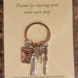 Employee Appreciation Gift Keychain, Gear Charm Keychain, Employee Gift ...