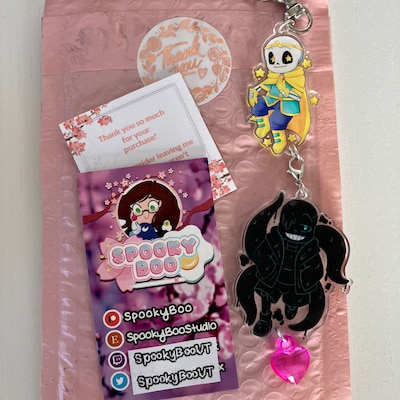 Undertale AU Linked 6.5 Acrylic Charm individual Charms 2 - Etsy