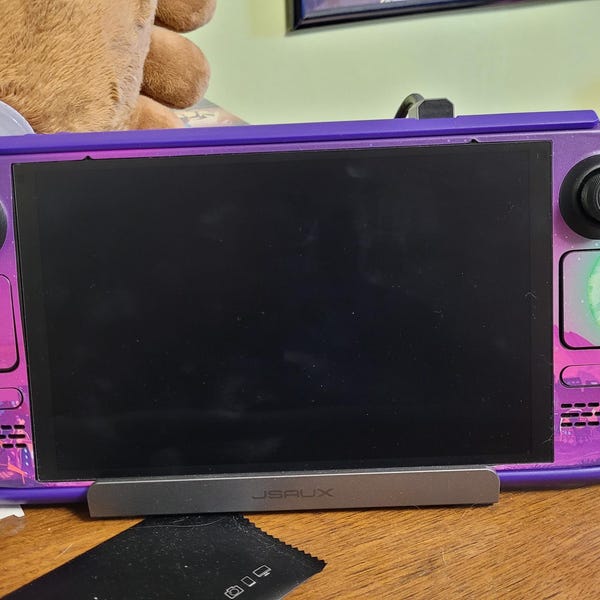 Cute Smile Steam Deck Skin, Big Eyes Smile Face Design, Steamdeck OLED ...