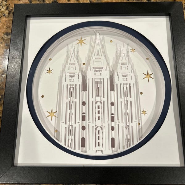 Snowflake Tree 3D Shadow Box - Etsy