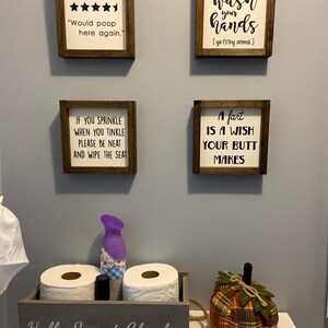 Toilet Camera is for Research Use Only Sign Bathroom Wall - Etsy