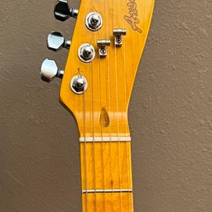 CUSTOM Vintage 50s Style Guitar and Bass Waterslide Headstock Decals many Colors to Choose From ...