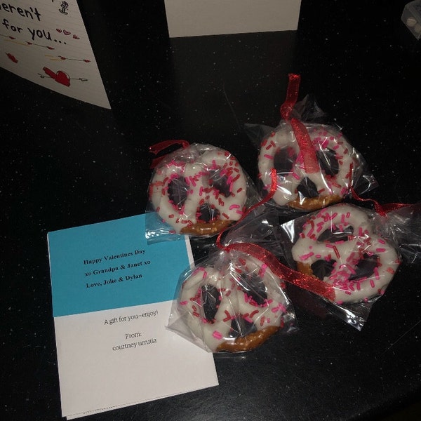 Valentines Day Gourmet Chocolate Covered Medium Pretzel Twists! Say I ...