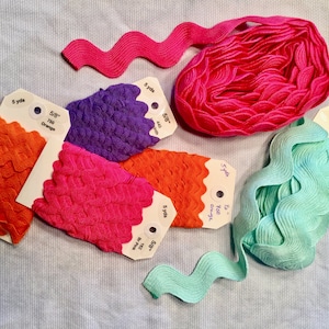 1/2 Rick Rack, 5 Yard Package, Ric Rac Trim Any Color, for Baby, Crafts ...
