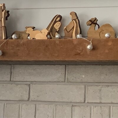 10 Piece Nativity Set Upgrade You Get a Stable, Angel, Donkey and ...