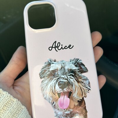 Custom Pet Phone Case Photo Name Custom Pet Phone Case Dog Phone Case Personalized Phone Case ...