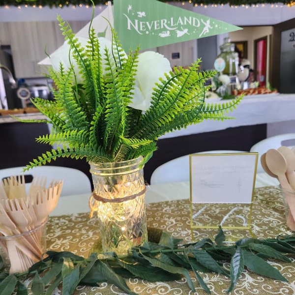 Printable Neverland Pennants, Never Grow up Birthday, Peter Pan ...