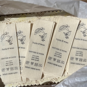 50 Custom Design Fabric Clothing Labels Design With Your Text - Etsy