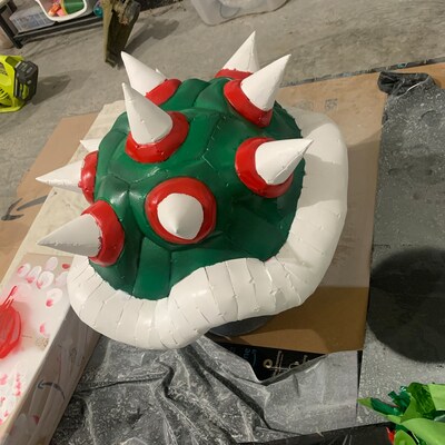 Bowser / Bowsette Shell Foam Template - Etsy Canada