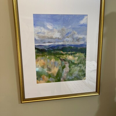 Landscape Marsh Painting Landscape Print Marsh Print Landscape Art ...