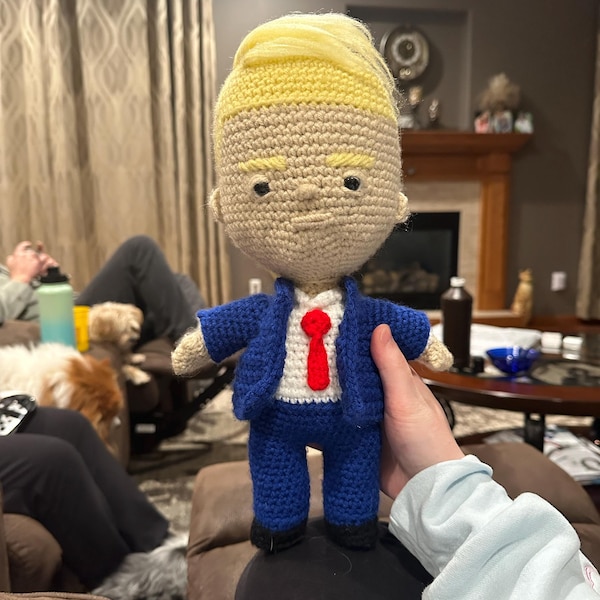 CROCHET PATTERN: Amigurumi-trump Doll - Etsy