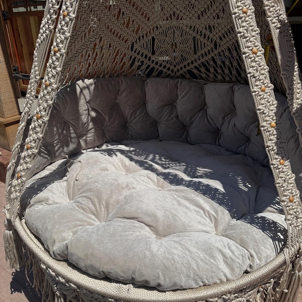 Double Macrame Swing, Double Swing. Design Rocking Chair, Double Swing ...