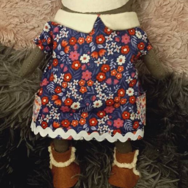 Dress up Cloth Cat Doll Including Felt Animal Friends, Clothing ...