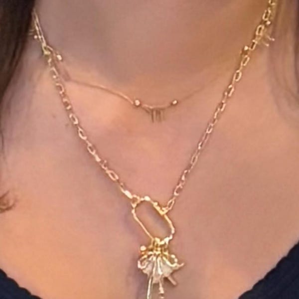Build Your Own Custom Charm Necklace. Gold Charm Necklace. Custom Charm ... Build Your Own Custom Charm Necklace. Gold Charm Necklace. Custom Charm ...