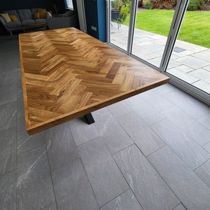 Handmade Dining Table Solid Oak Bespoke Handmade Made - Etsy