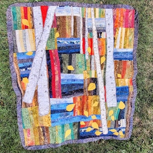 Into the Woods Art Quilt Pattern - Etsy