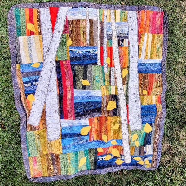 Into the Woods Art Quilt Pattern - Etsy