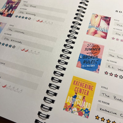 Waterproof Hand-cut Custom Book Cover Vinyl Matte Stickers for Book ...