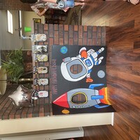 Santa Photo Prop Santa Face Hole Elf Face in Hole Santa Photo Booth ...