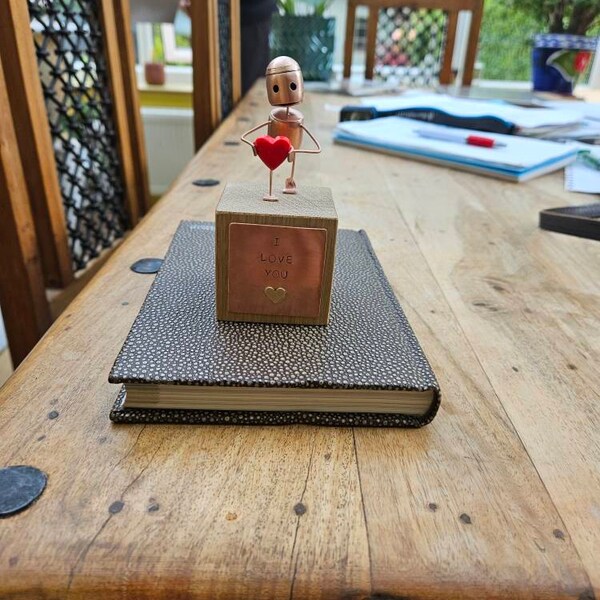 M-it - Small Copper Robot - Etsy