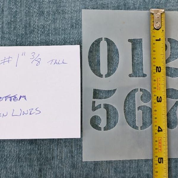 Numbers Stencil, Reusable Numbers Stencil, Art Stencil, DIY Craft ...
