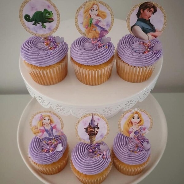 Princess Rapunzel Toppers Instant Download, Printable Princess Party ...