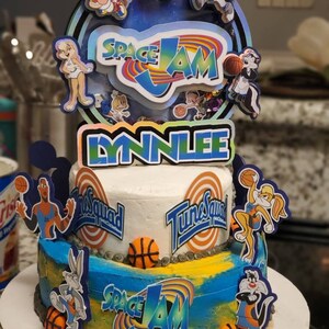 Space Jam New Legacy Cake Topper. Space Jam Party Decoration. | Etsy