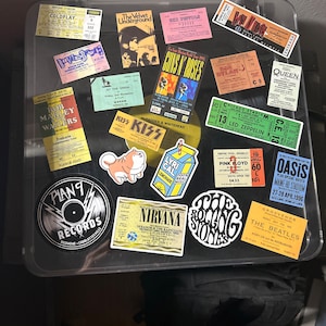 Rare Classic Rock Band or Beatles Concert Tickets and Advertising for ...