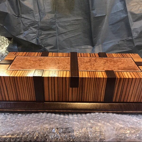 Handmade Exotic Wood Box With Lid - Etsy