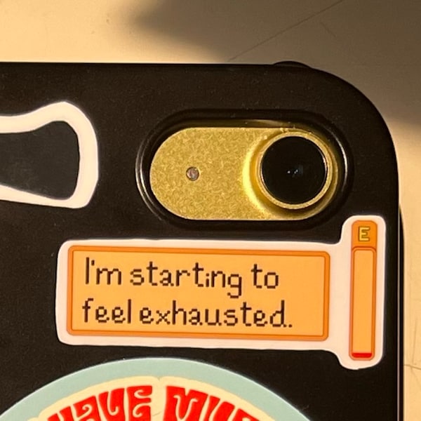 Stardew Valley Stickers, Feel Exhausted, -sticker, Stardew Valley ...