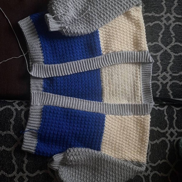 Cirrus Cloud Cardigan Crochet Pattern (digital Item NOT a Physical Item ...