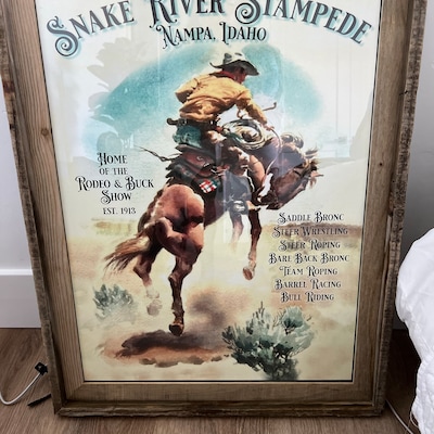 COWBOY Rodeo Poster Texas Cowboy Reunion 1930 Vintage Poster 18x24 - Etsy