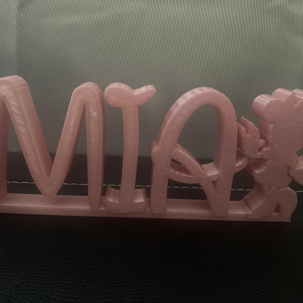 Custom Disney Inspired 3D Printed Name Plates Personalized Character ...