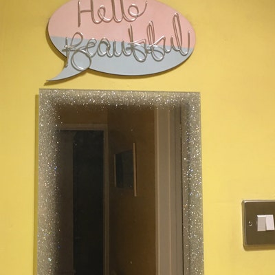 Wood Plaques Wirewords Hello Beautiful Signs Gifts for - Etsy