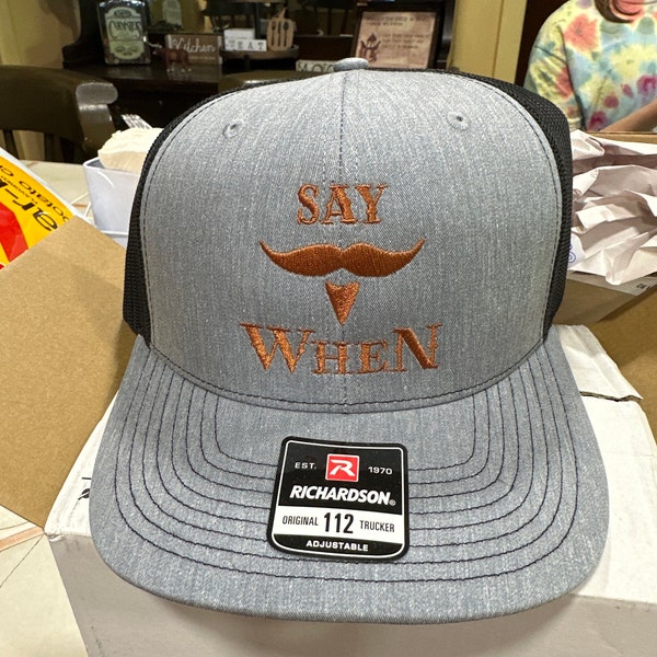 Doc Holliday “say When” Snapback Hat - Etsy