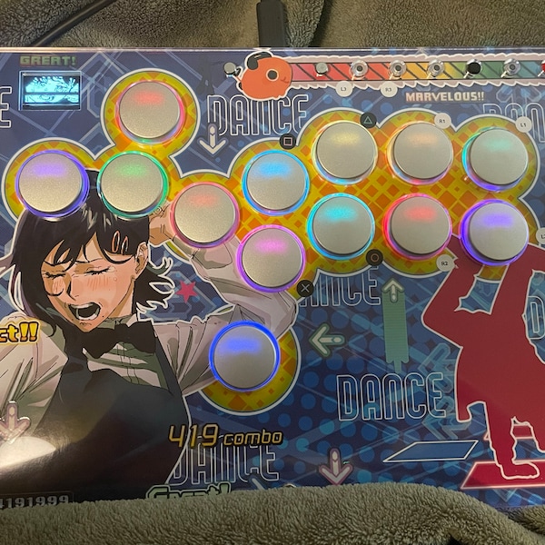 DDR Dance Dance Revolution Holo Deco Sticker Sheet - Etsy