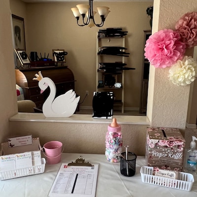 Swan Centerpieces - Etsy