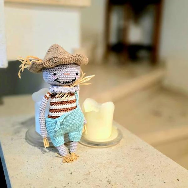 You, the Scarecrow | Crochet Pattern | Spanish - English. - Etsy