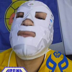 Usa MIDDLE FINGER Wrestling the Bird Mask Luchador Costume Wrestler ...