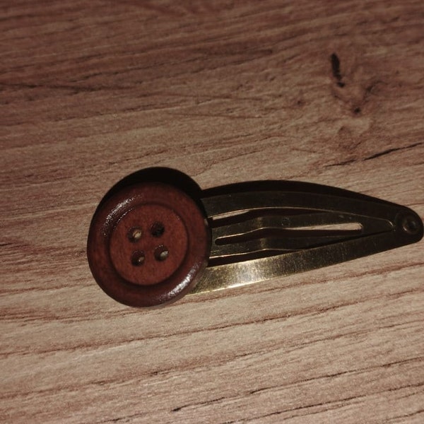 Grandad’s Missing Button Hair Clips X2 by Plain Jane - Button Hair ...