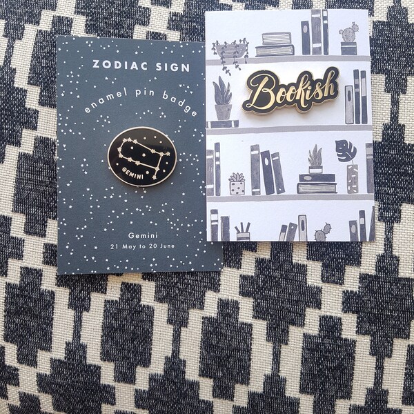 SECONDS Zodiac Hard Enamel Pin | Constellation Star Sign Lapel Pin ...